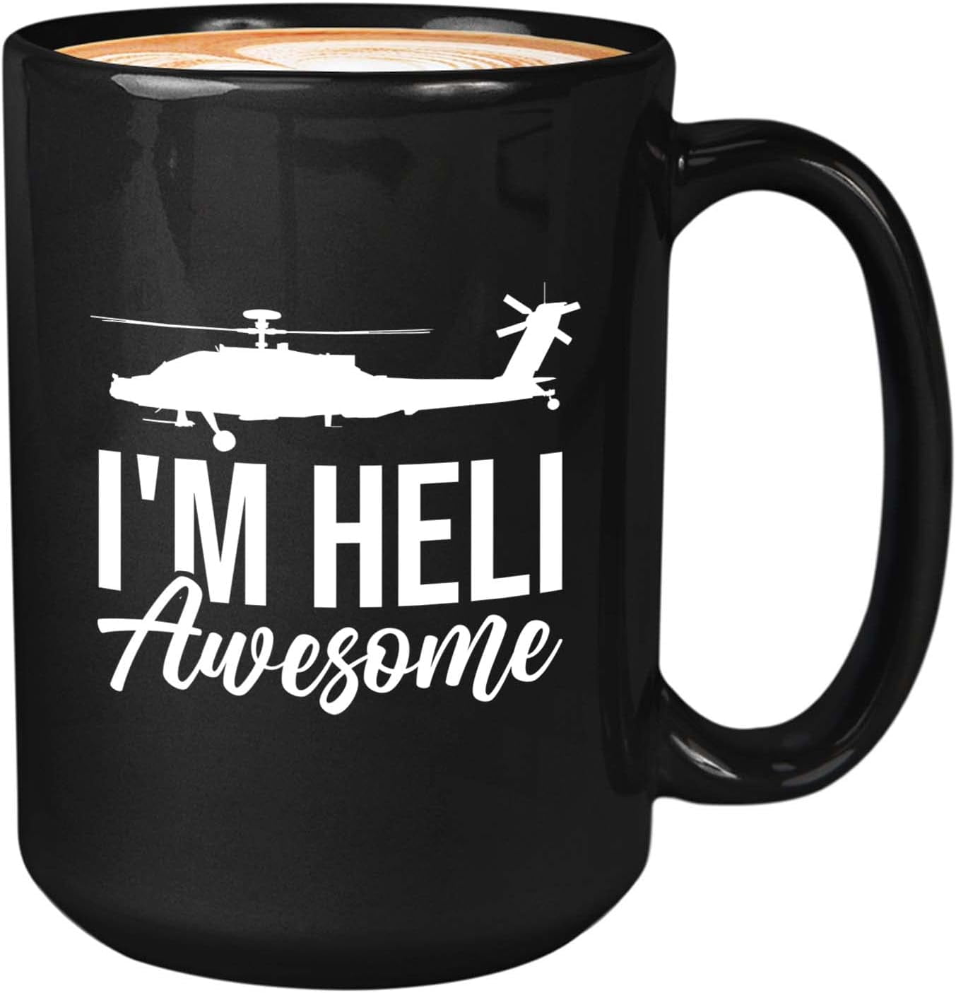 Pilot Coffee Mug Real Pilots Fly Helicopters - Aviation Pilot Flying ...