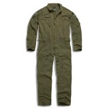 Green Khaki Front Zip Pilot Overalls: Durable Canvas Coveralls for Men ...