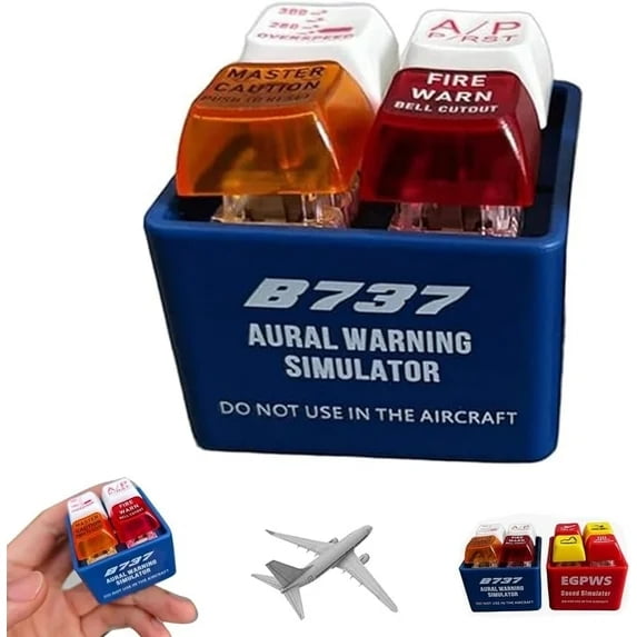 Pilot and Crew Alarm Keychain Egpws Warning Sound Simulator, Tiny ...