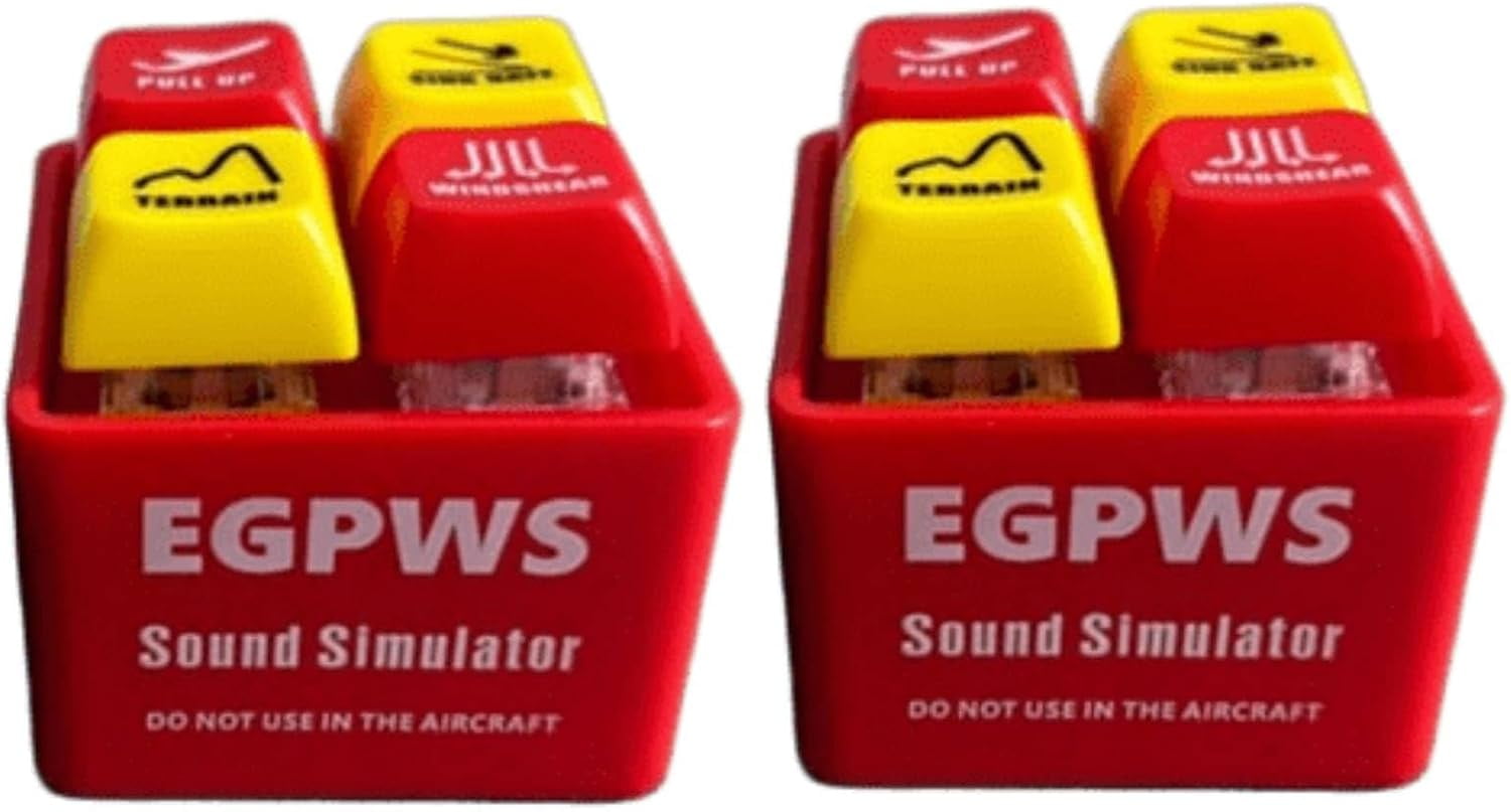 Pilot And Crew Alert Keychain EGPWS Warning Sound Simulator, LED ...