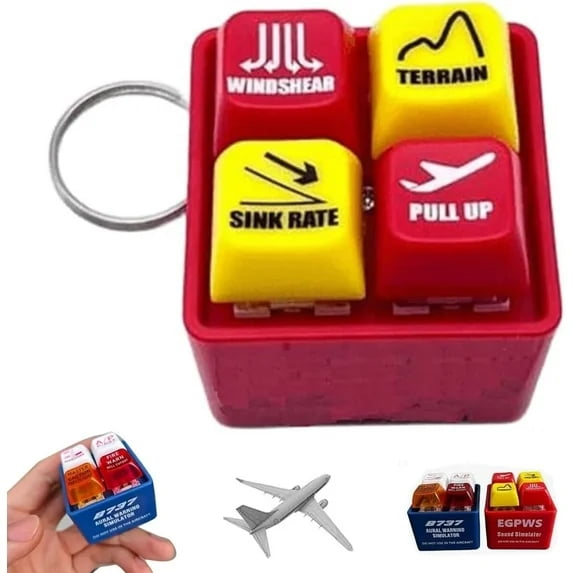 Pilot Crew Alert Keychain Egpws Warning Sound Simulator, Tiny Aviation ...