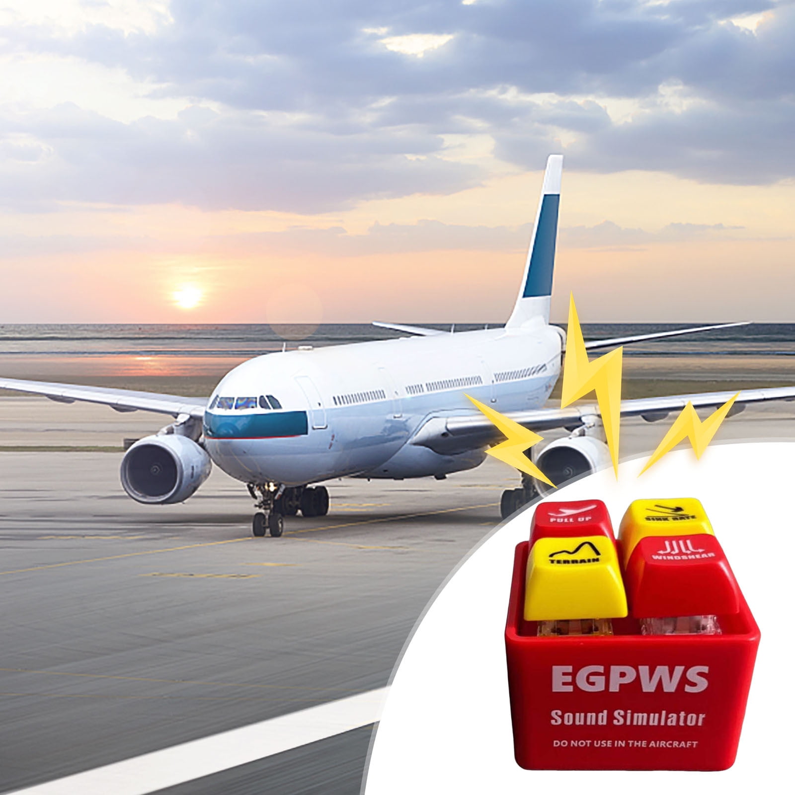 Pilot and Crew Alert Keychain, Portable Warning Sound Simulator ...