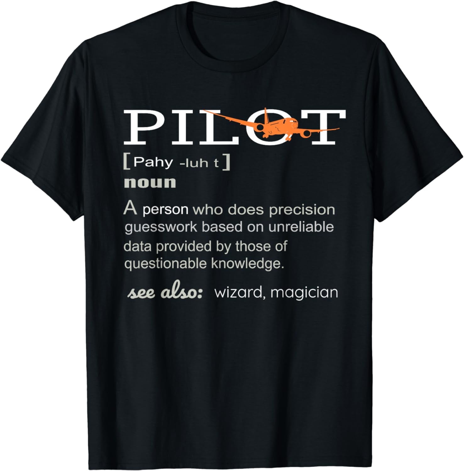 Pilot Definition Shirt who lover Funny Airplane aircraft T-Shirt ...