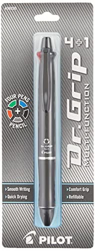 Pilot Dr. Grip 4+1 Multi-Function Refillable & Retractable Ballpoint ...