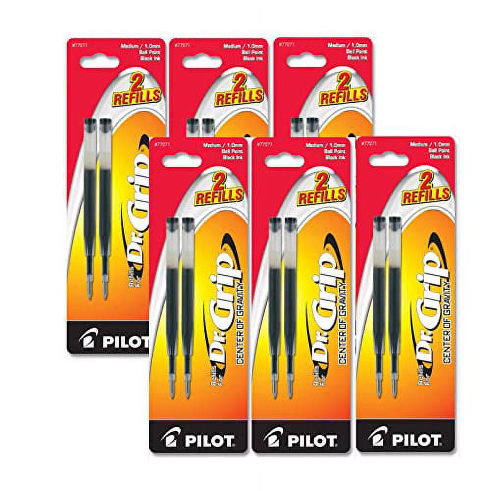Pilot Dr. Grip Center of Gravity Ballpoint Pen Refills, Medium Point ...