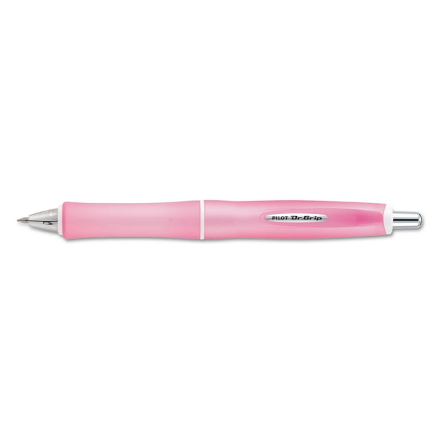 Pilot Dr. Grip Frosted Retractable Ballpoint Pen, 1 mm, Black, Pink ...