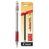 Pilot EasyTouch Ballpoint Stick Pens, Medium Point Red Ink 1 Pen & 2 ...