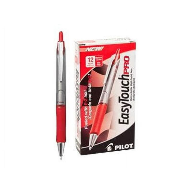 Pilot EasyTouch Pro - Ballpoint pen - red - 1 mm - medium - retractable ...