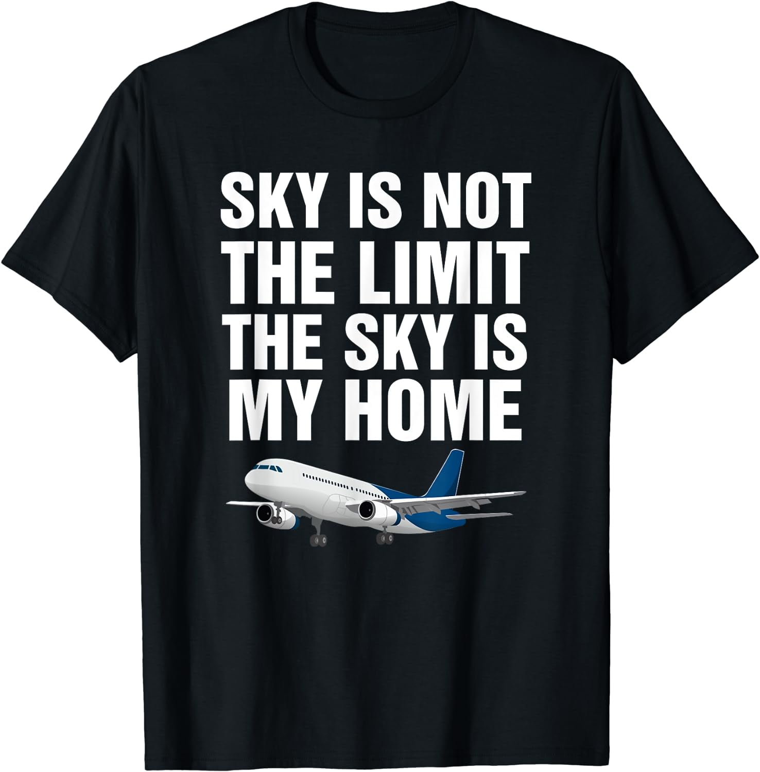 Pilot Flying Aviator - Aircraft Aviation Airplane Pilot T-Shirt Black ...