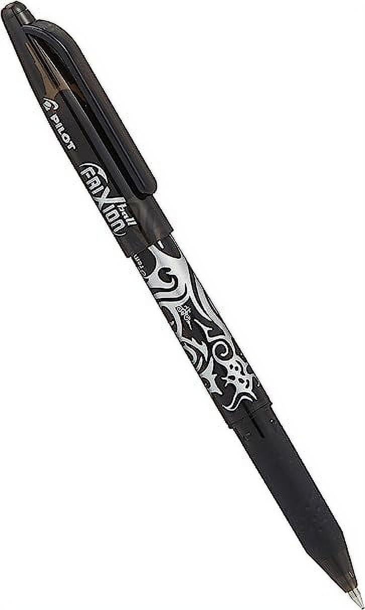 Pilot FriXion Ball 0.7mm Erasable Gel Pens, Fine Point, Black Ink, Pack ...