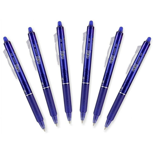 Pilot FriXion Clicker, Retractable & Erasable Gel Ink Pens, Fine Point ...
