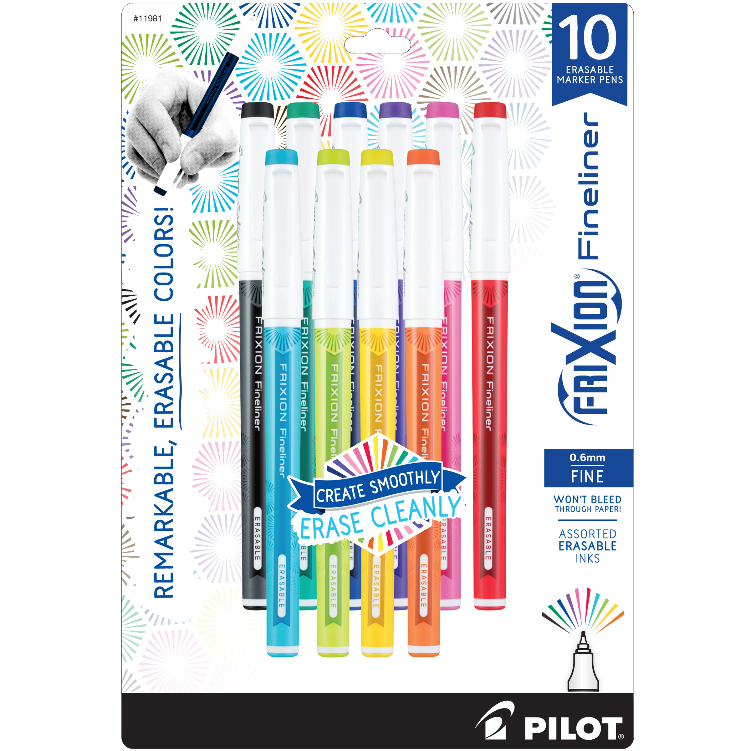 BIC Intensity Fineliner Felt Pen, Fine Point (0.4 mm), Assorted Colors ...