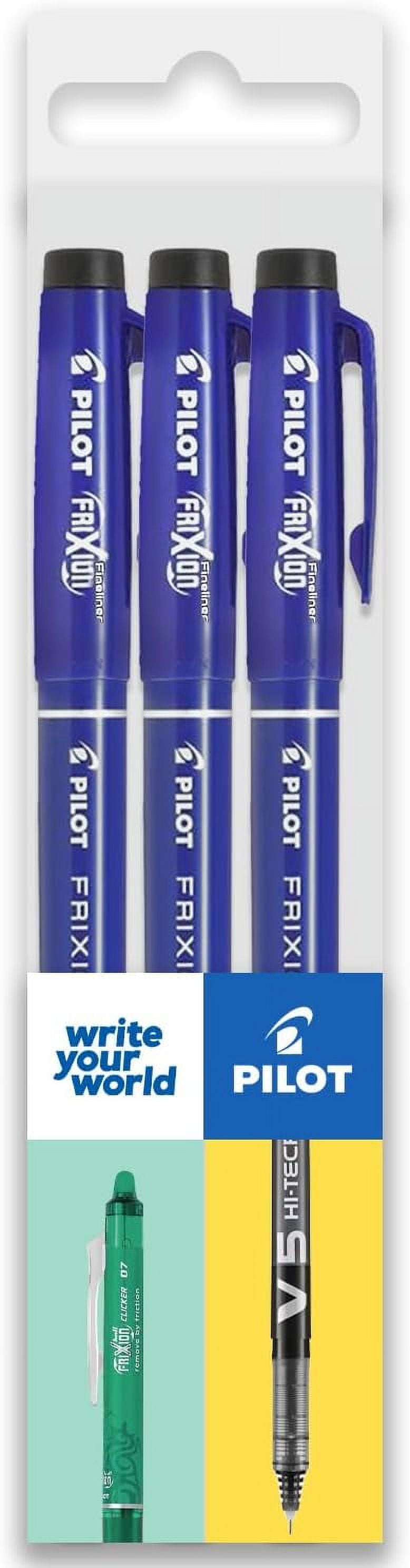 Pilot FriXion Fineliner - Fine Line Erasable Marker Pens - 1.3mm ...