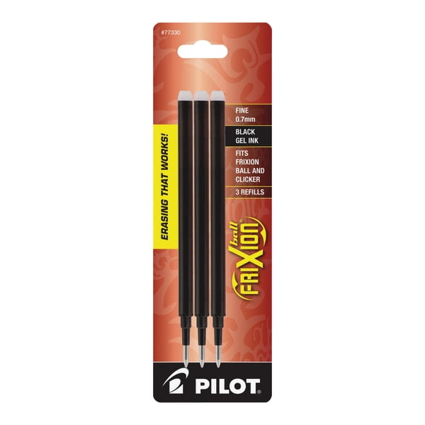 Pilot FriXion Gel Ink Pen Refills 0.70 mm, Fine Point - Black Ink ...