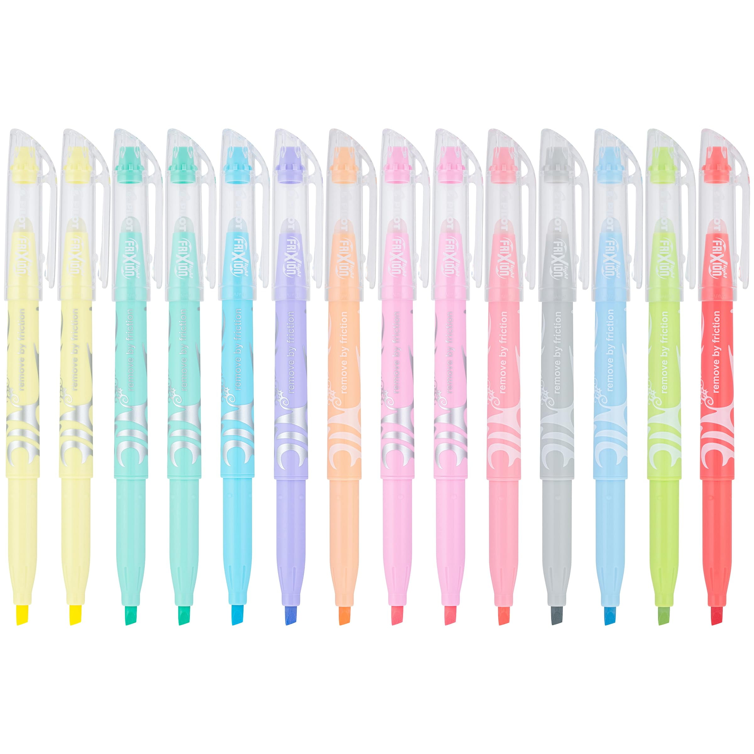 Pilot, FriXion Light Pastel Erasable Highlighters, Chisel Tip, Pack of ...
