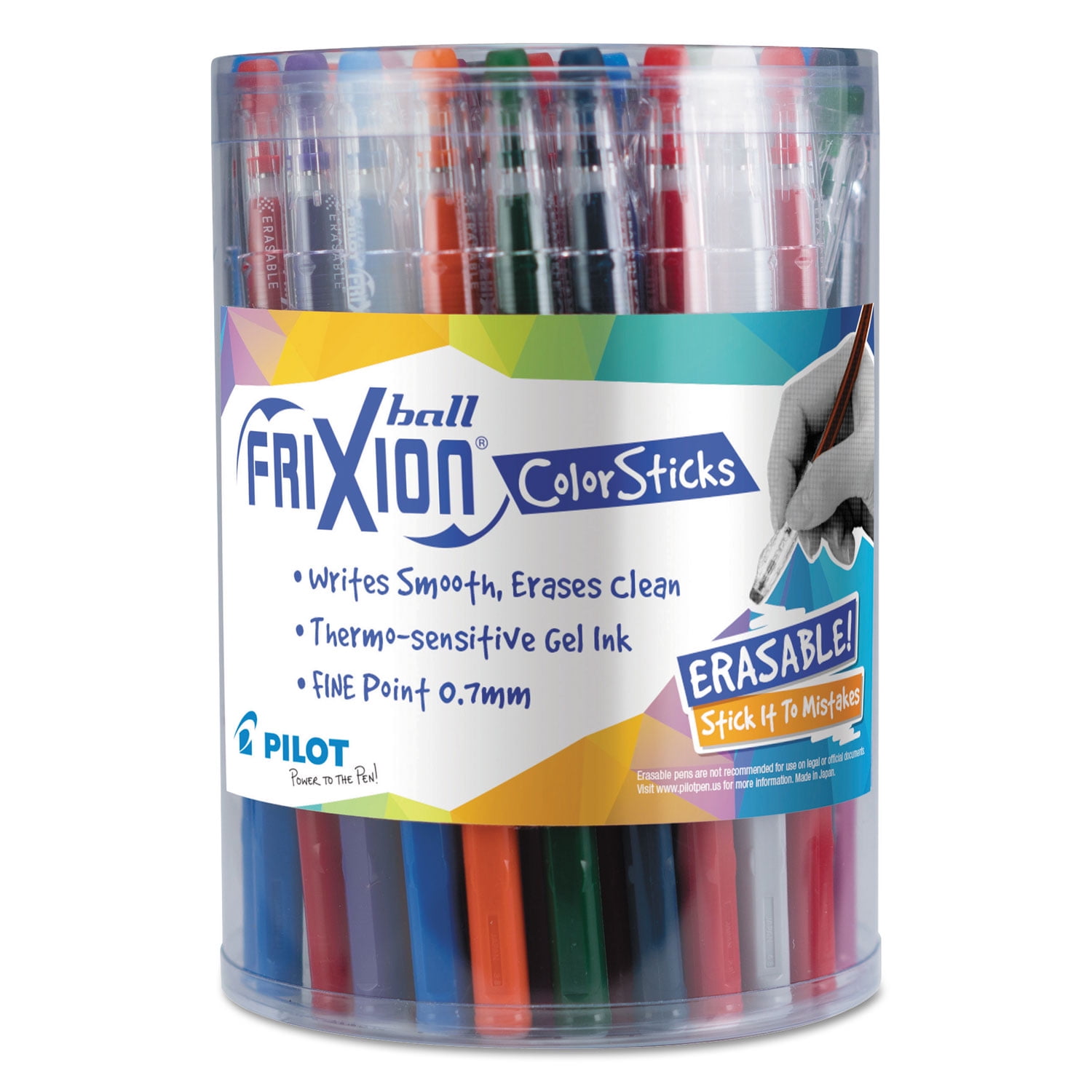 Free Shipping! Pilot Frixion Colorsticks Erasable Gel Pen - Fine 0.7 mm ...