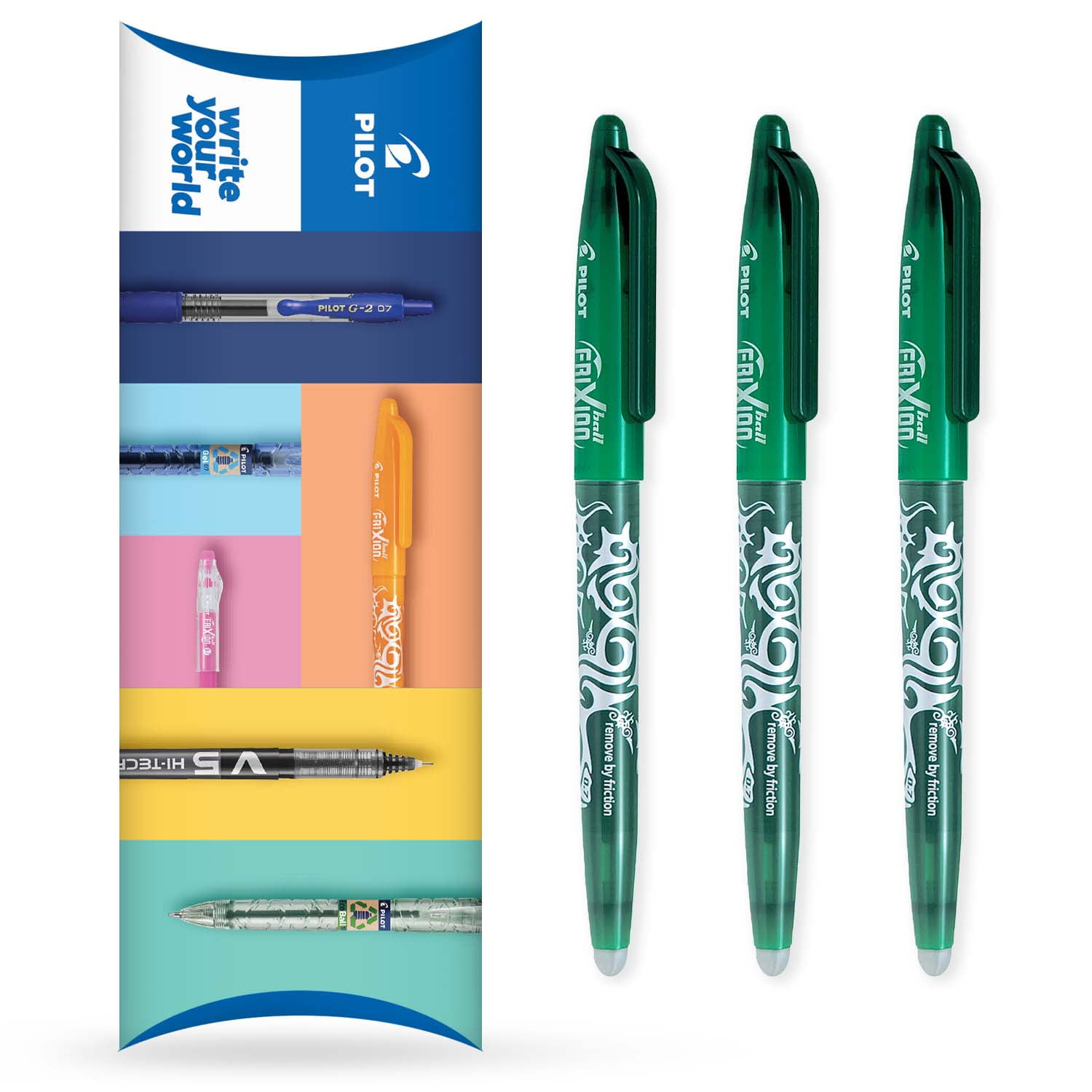 Pilot Frixion Heat/Friction Erasable Rollerball Pen FR7 - 0.7mm Nib ...