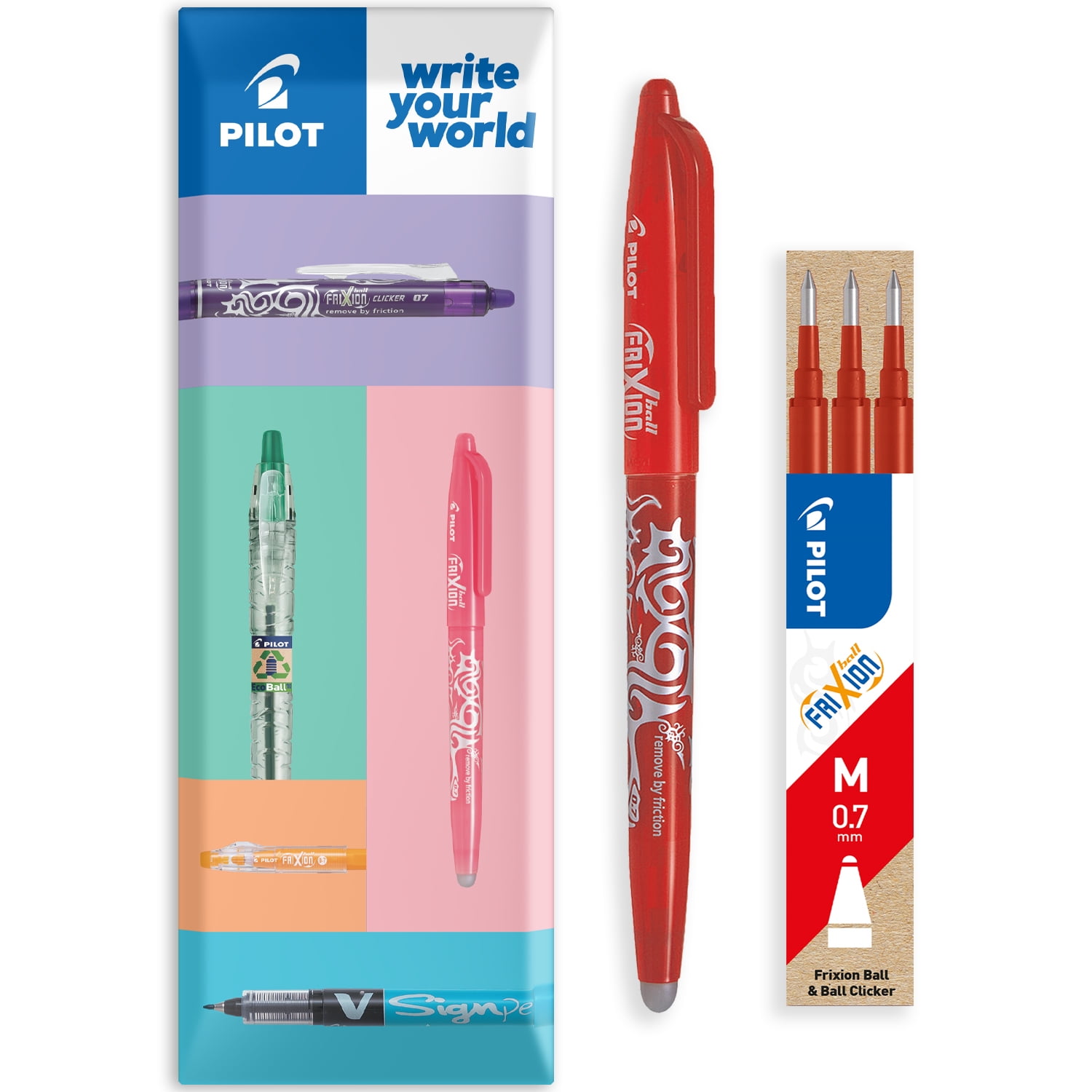 Pilot Frixion Heat/Friction Erasable Rollerball Pen FR7 - 0.7mm ...