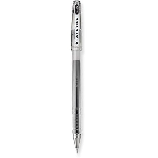 Pilot G-Tec-C Gel Rolling Ball Pens Black, Hyper Fine Point, 2-COUNT ...