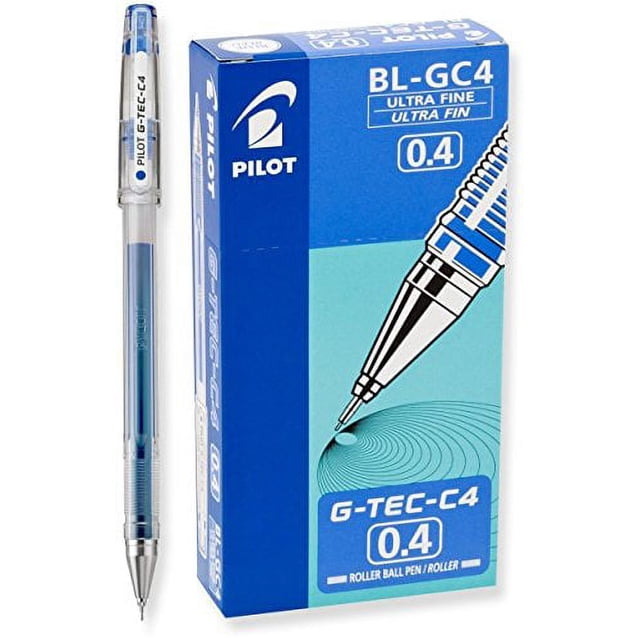 Pilot G-Tec-C Gel Rolling Ball Pens Ultra Fine Point, Blue Ink, 2-Dozen ...