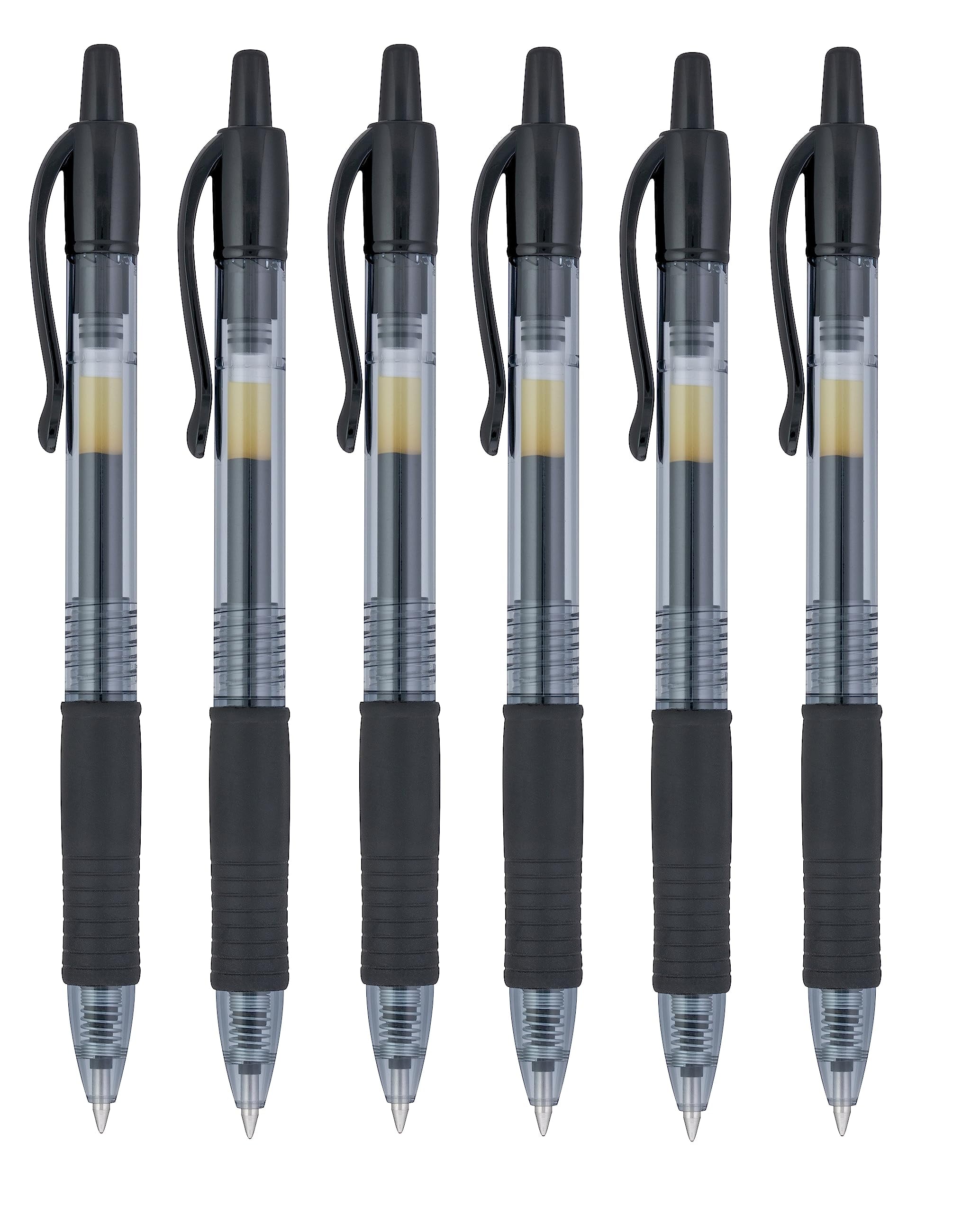 Pilot G2 07 Black Fine Retractable Gel Ink Pen Rollerball 0.7mm Nib Tip ...