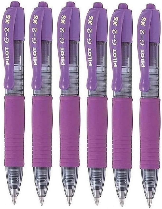 Pilot G2 Pixie Purple/Violet Pilot G2 Pixie Rollerball Pen 0.7mm Nib ...
