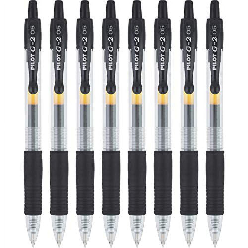 Pilot, G2 Premium Gel Roller Pens, 0.5 mm, Extra Fine Point, Pack of 8 ...