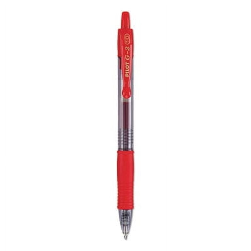 Pilot G2 Premium Retractable Gel Ink Rolling Ball Pen, Bold Point, Red ...