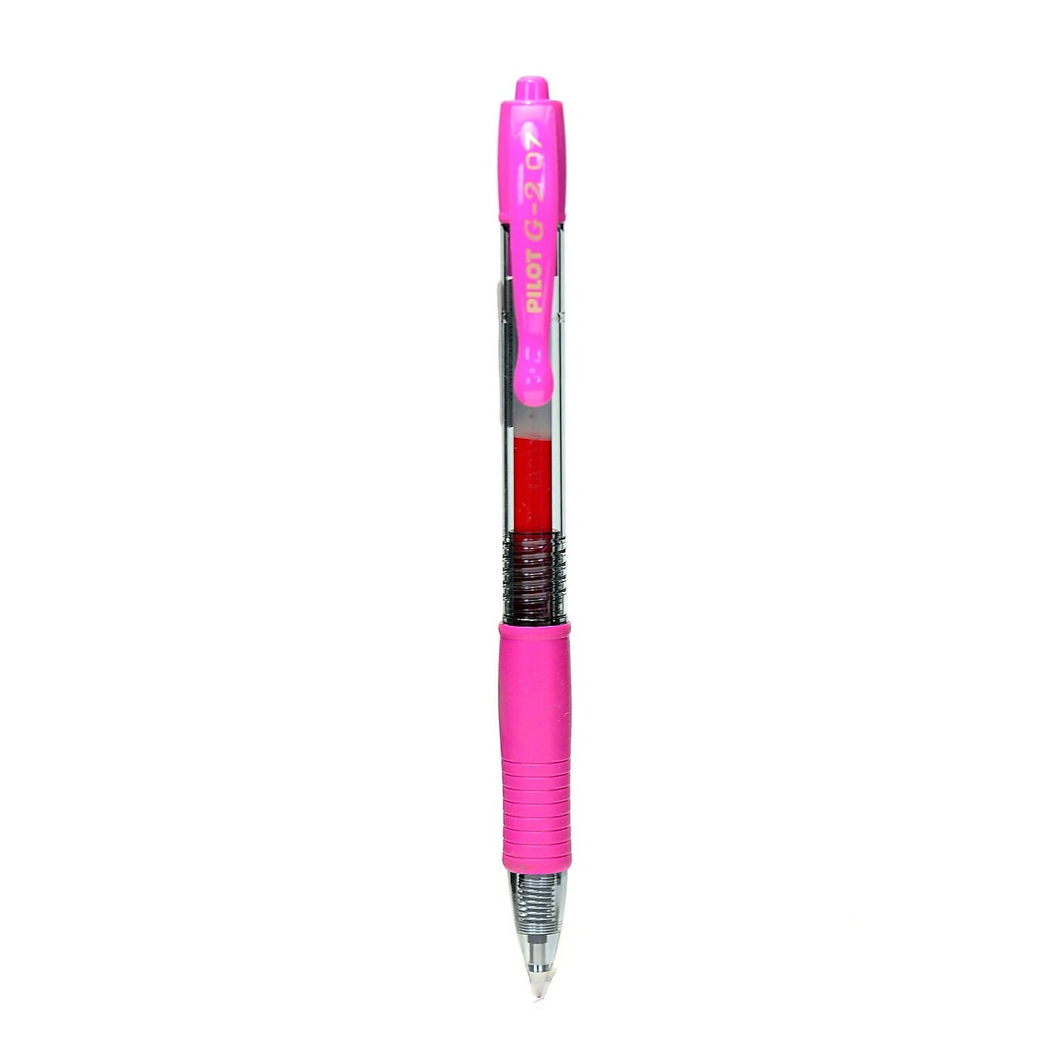 Pilot G2 Retractable Gel Pen Fine Point 0.7mm Pink Ink Dozen (58412 ...