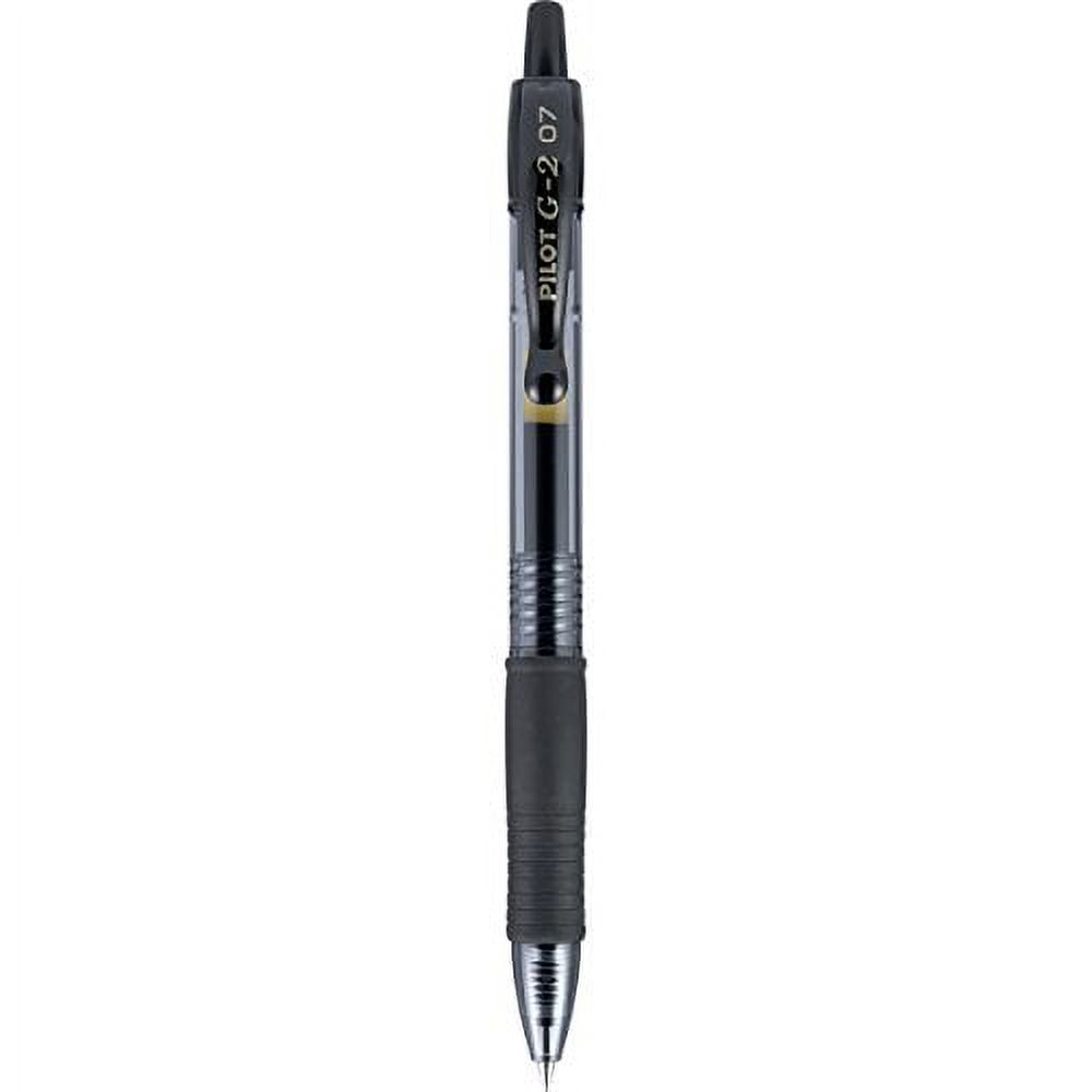 Pilot G2 Retractable Premium Gel Ink Roller Ball Pens; Black Fine Pt ...
