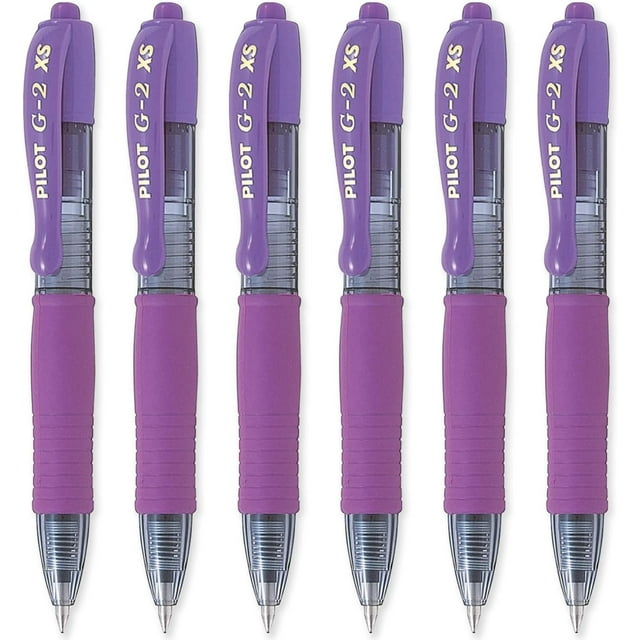 Pilot G2-XS Pixie Retractable Gel Ink Rollerball Pens - 0.7mm Nib ...