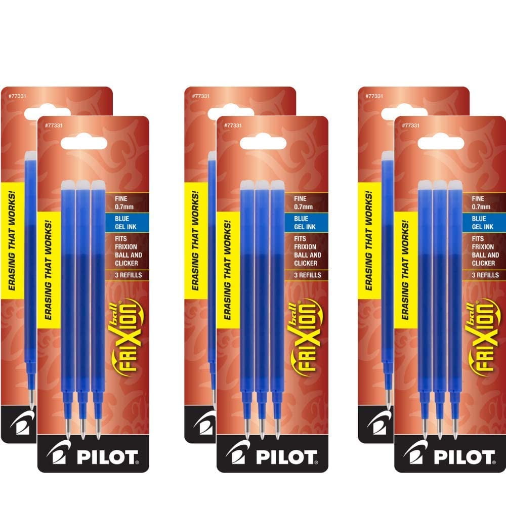 Pilot Gel Ink Refills for FriXion Erasable Gel Ink Pen, Fine Point ...