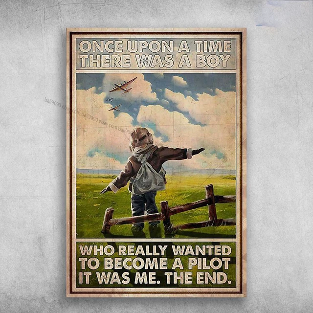 Pilot Gift, Pilot Poster, Pilot Boy, Once Upon A Time, There Was A Boy ...