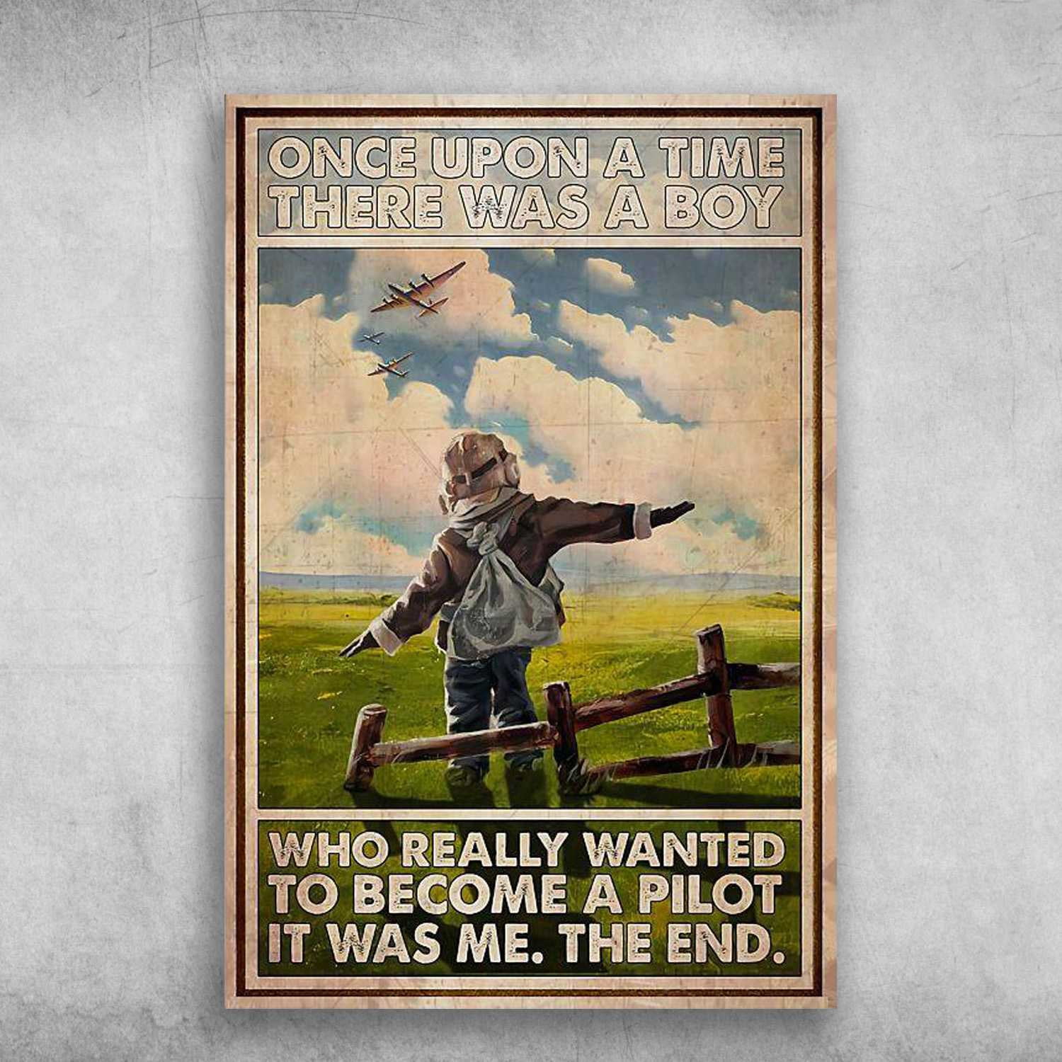 Pilot Gift, Pilot Poster, Pilot Boy, Once Upon A Time, There Was A Boy ...