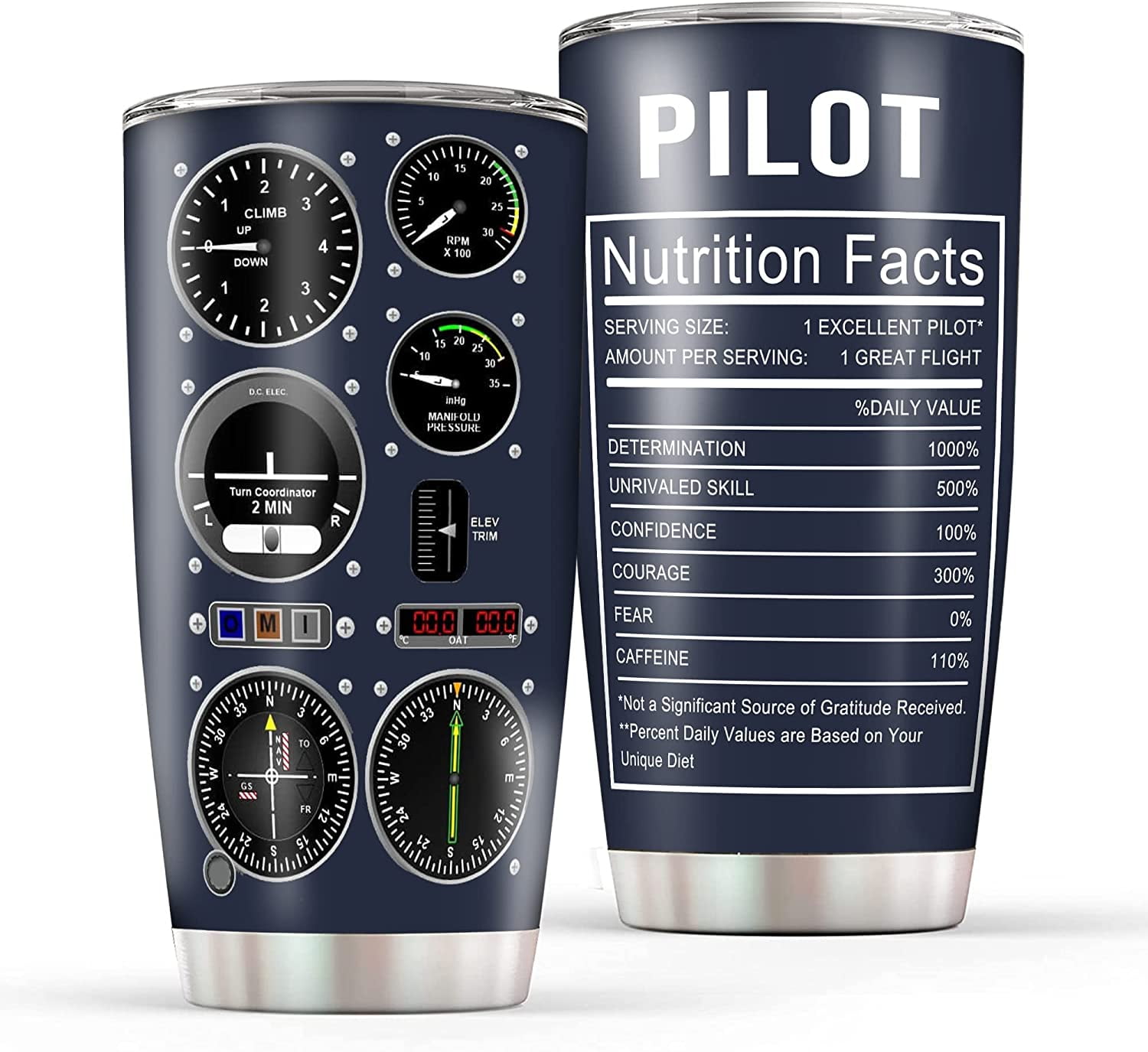 Pilot Gifts Aviation Men Pilot Cup Tumbler Gifts for Pilots Men ...