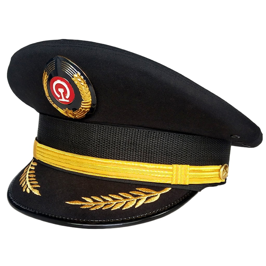 Pilot Hat Uniform Captain Hat for Captain Party Costume Masquerades ...