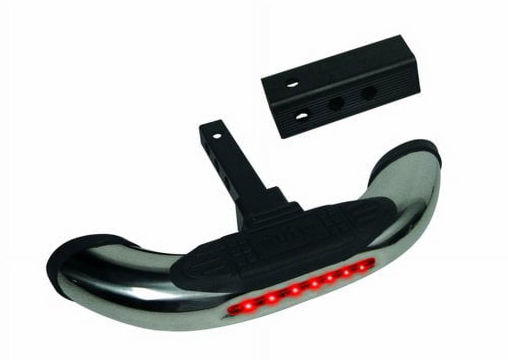 Pilot Heavy-Duty Stainless Steel LED Hitch Step for Truck and SUV, 2 ...