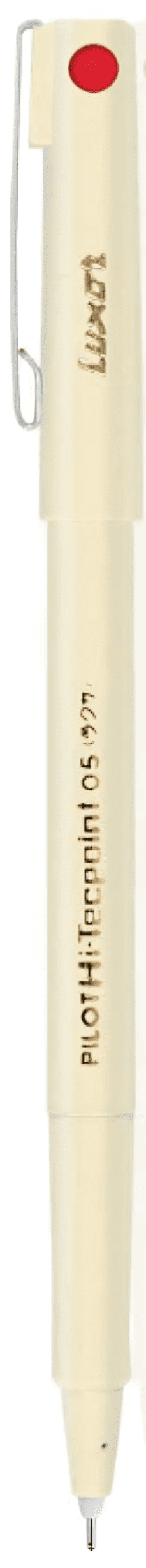 Pilot Hi-Tecpoint 05 Red Ball Pen 0.5mm Extra Fine Point Roller Tip 12 ...