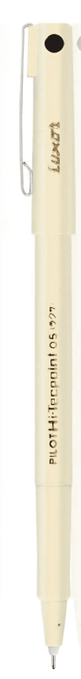 Pilot Hi-Tecpoint 05 Black Ball Pen 0.5mm Extra Fine Point Roller Tip ...