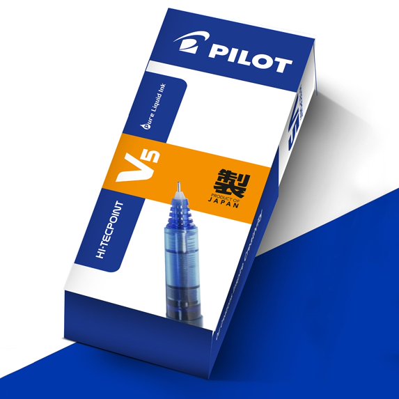 Pilot Hi-Tecpoint V5 0.5mm Extra Fine Point Pure Liquid Ink Roller Ball ...