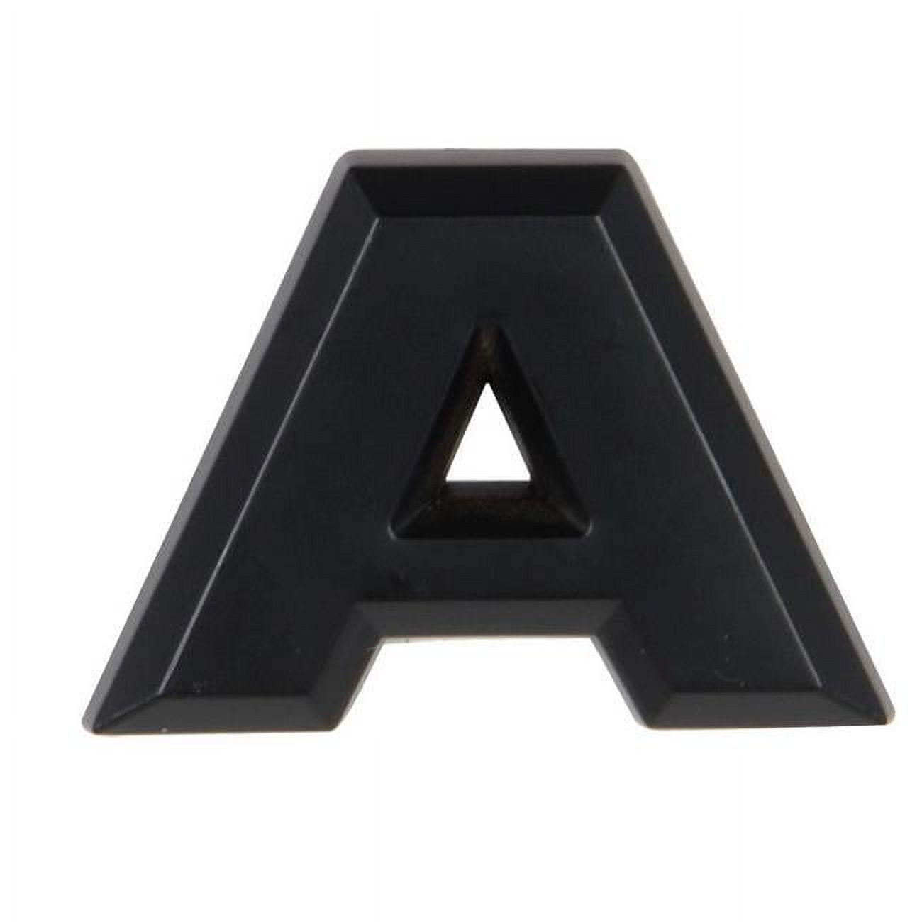 Pilot IP-555AMB 2.5 in. Automotive Emblem Letter A, Matte Black ...