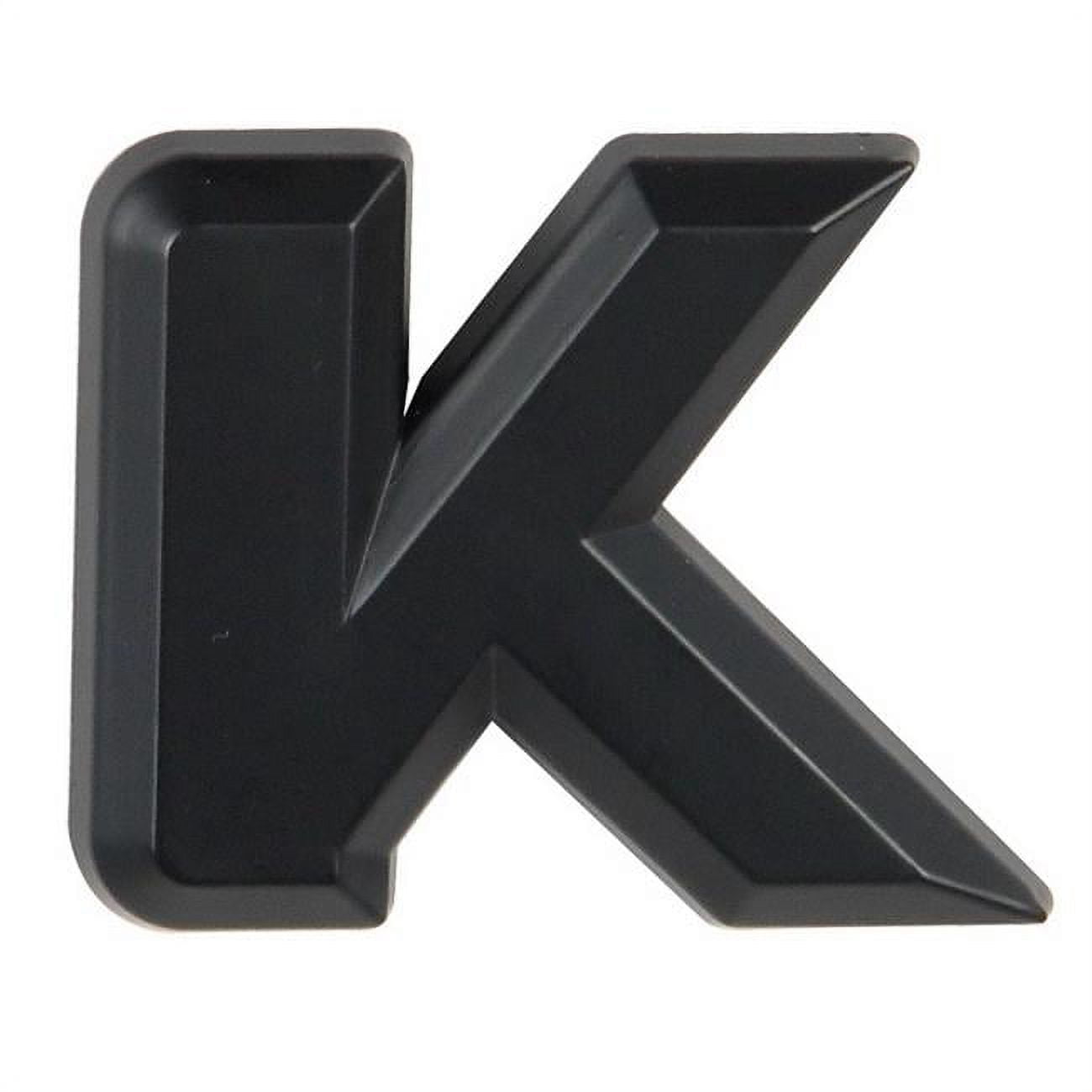 Pilot IP-555KMB 2.5 in. Automotive Emblem Letter K, Matte Black ...