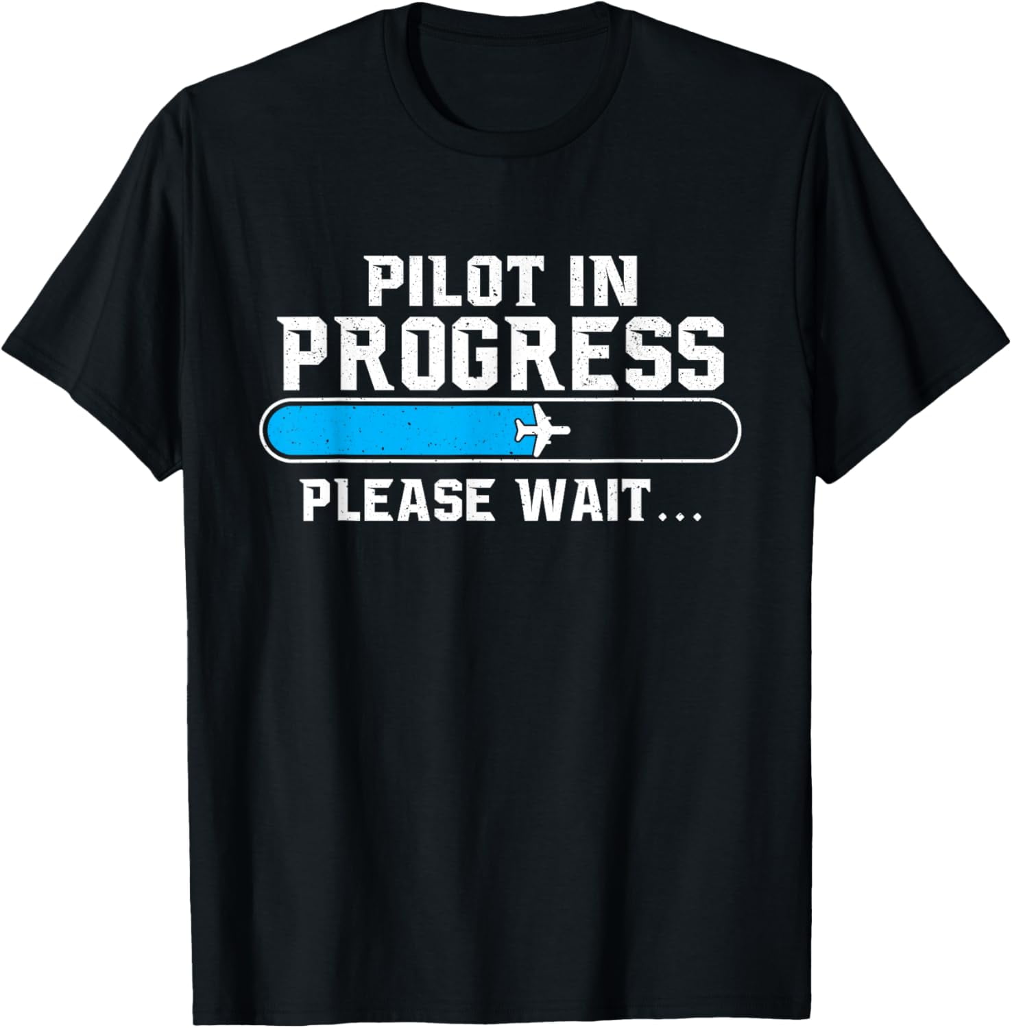 Pilot In Progress - Airline Pilot Aviation Aircraft Lover T-Shirt men ...