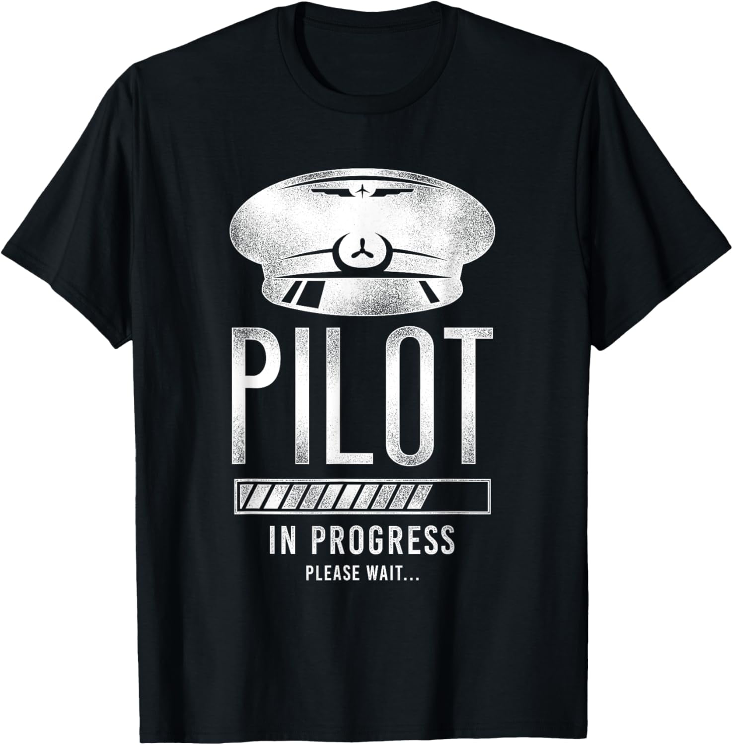 Pilot In Progress Funny Future Pilot Aviation Airplane T-ShirtMen's and ...