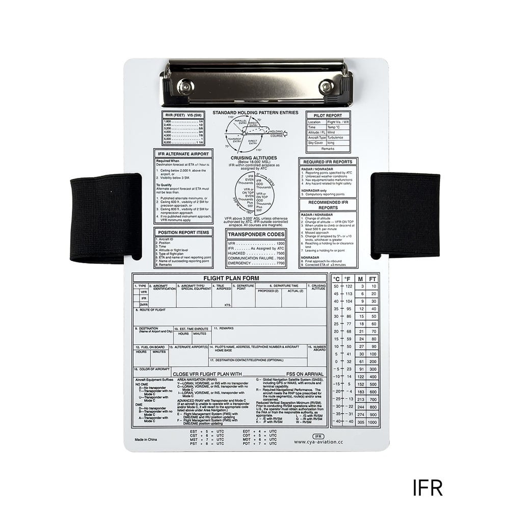 Pilot Knee Board Aluminum Aviation Knee Board Pilot Notepad for Pilots ...