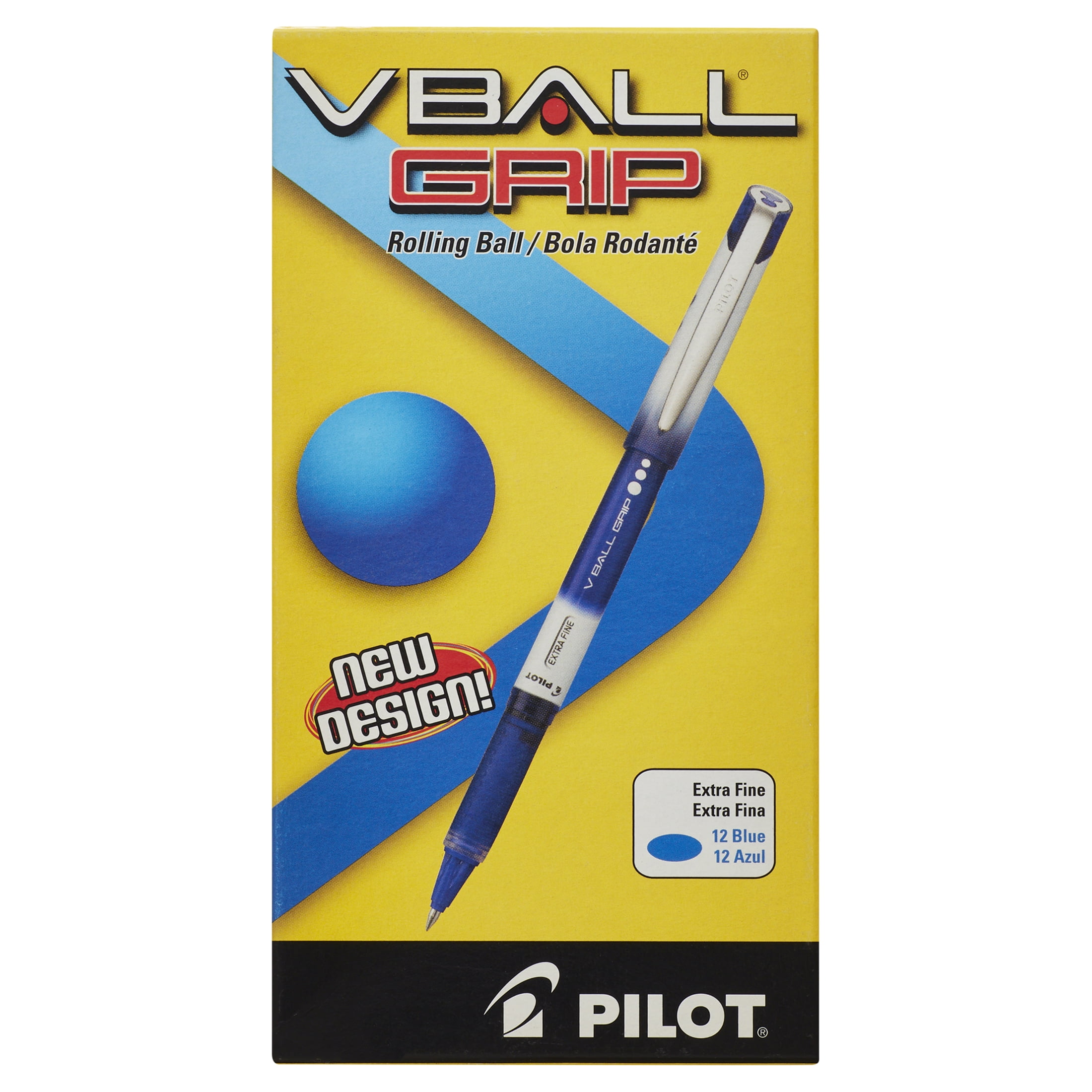 Pilot® Liquid Rollerball Pens, Extra-Fine Point, 0.5 mm, Blue/White ...