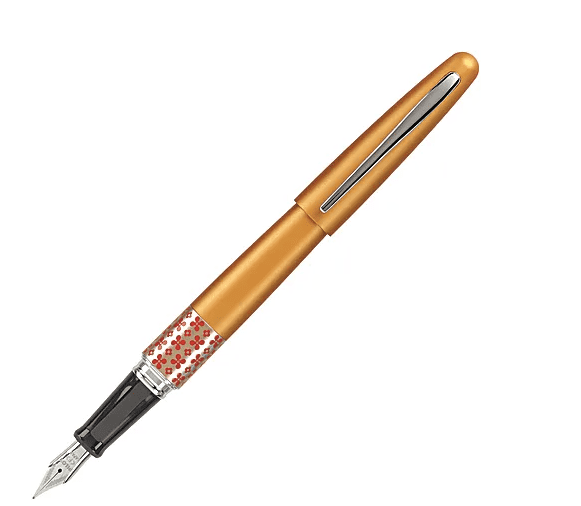 Pilot MR Retro Pop Collection Premium Fountain Pen, Fine Point, Orange ...