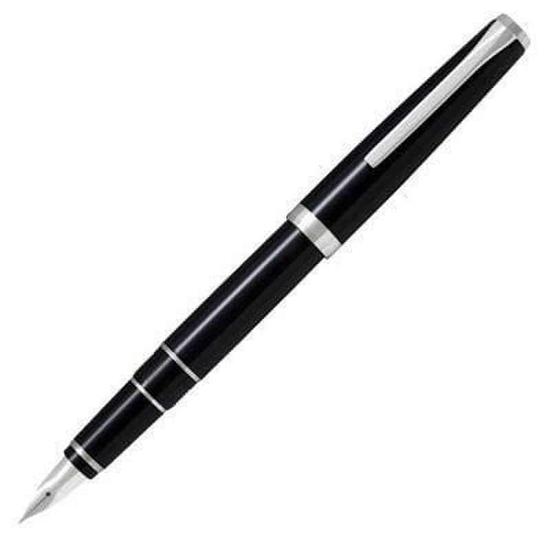 Pilot Metal Falcon Black Fountain Pen - Medium - Walmart.com