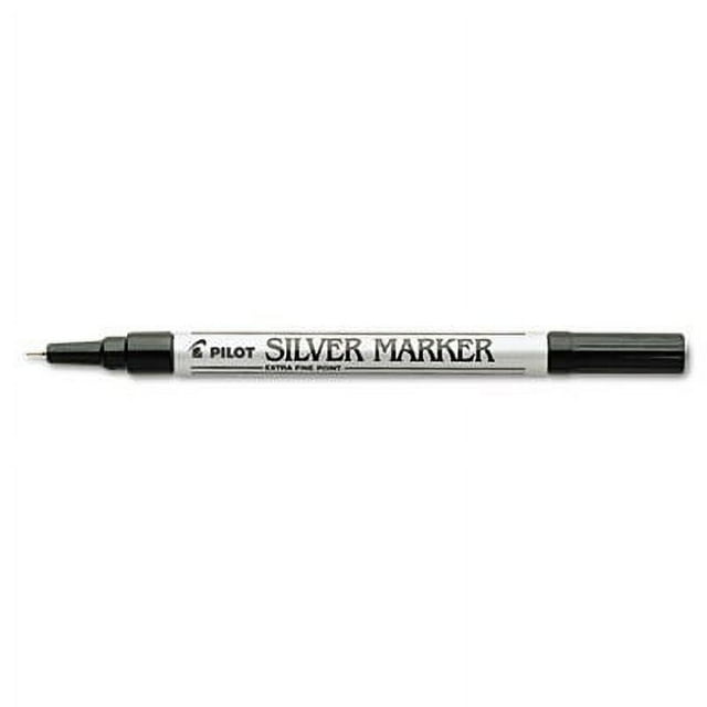 Pilot Metallic Permanent Marker, Extra-Fine, Silver - Walmart.com