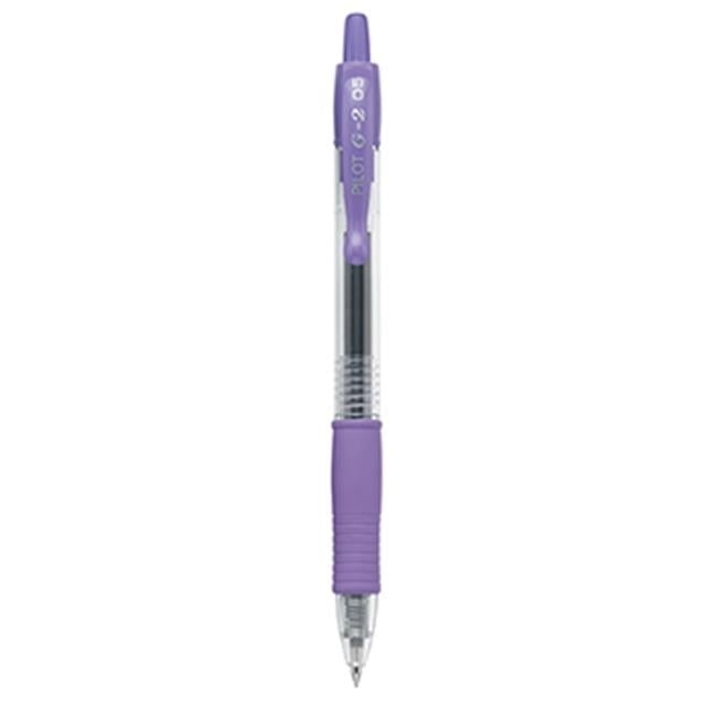 Pilot Pen Pilot G2 Purple 0.5Mm Retractable Gel Ink Rolling Ball Pen ...